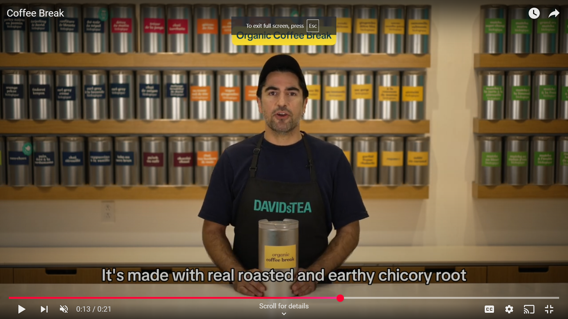 Organic Coffee Break Tea – DAVIDsTEA