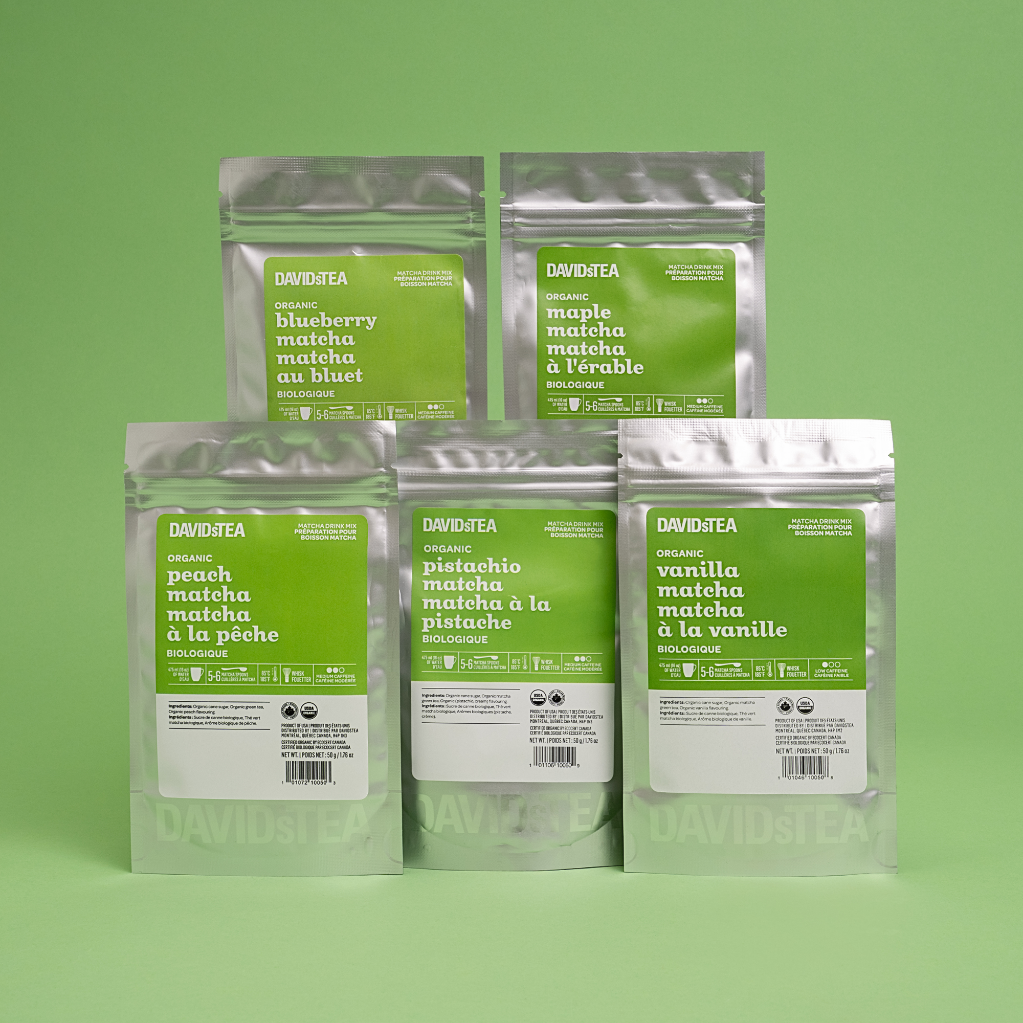 Organic Matcha Best Sellers Tea Bundle – DAVIDsTEA