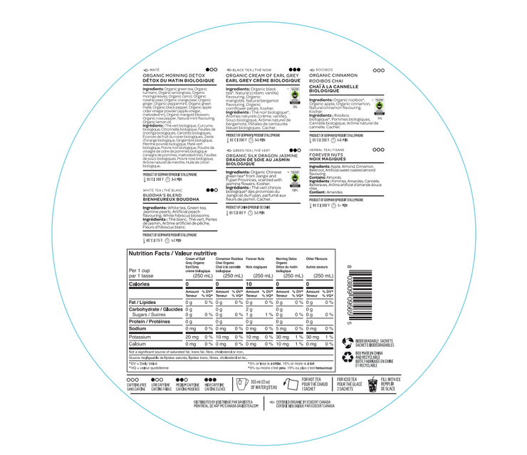 Top Teas Sachet Tea Wheel – DAVIDsTEA